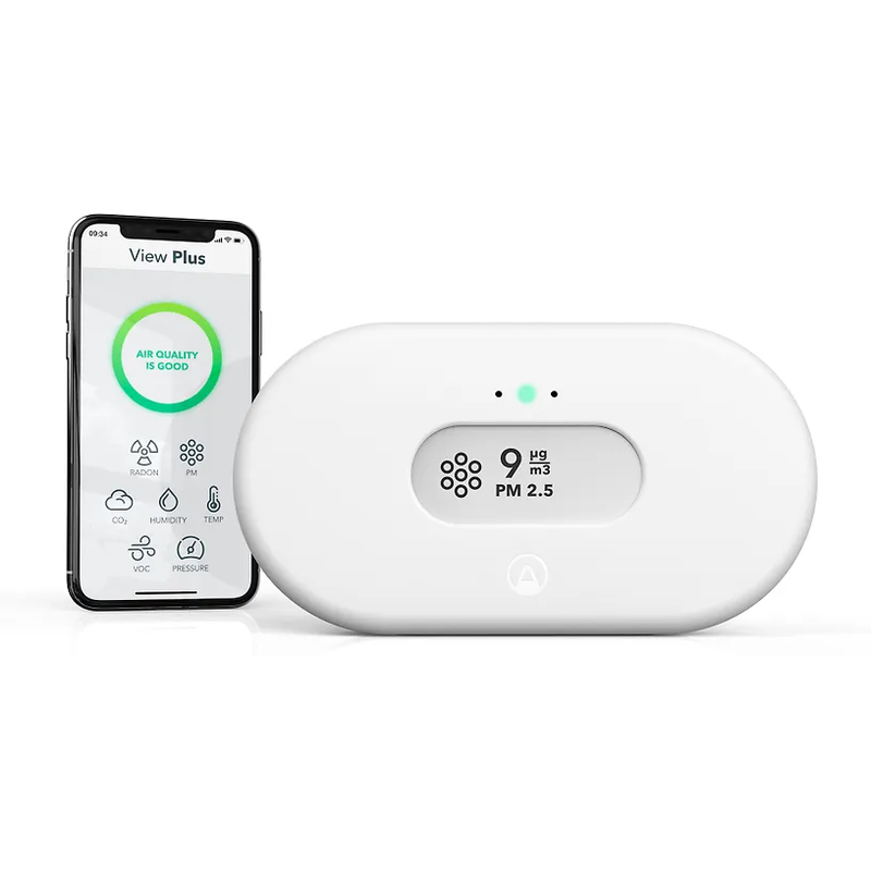 Airthings View Plus ilmanlaatu- ja radonmittari | Pienkoneet